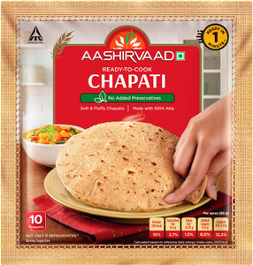 AASHIRVAAD Ready to Cook Chapati Price in India - Buy AASHIRVAAD Ready ...
