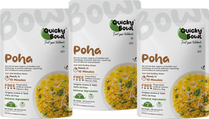 Quicky Bowl Quicky bowl Poha | Ready to Eat Meal|Instant Food | (Pack ...