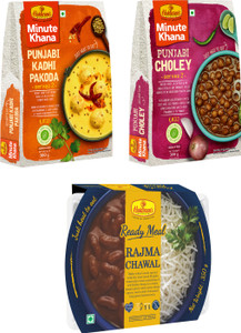Haldiram's Punjabi Kadhi Pakoda 300gm +Punjabi Choley 300Gm +Rajma ...