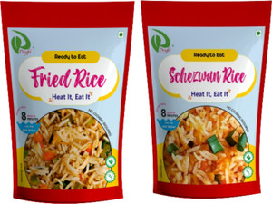 Dryfii Ready-to-Eat-Food | Fried Rice & Schezwan Rice | Rehydrated 500g ...