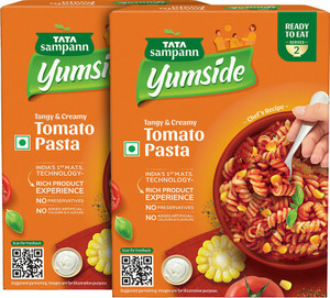 Tata Sampann Yumside Tomato Pasta, Tangy & Creamy, Ready To Eat Meal ...