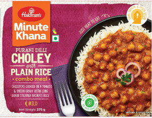 Haldiram's Ready to eat Dilli style choley with Plain rice 375 g Price ...