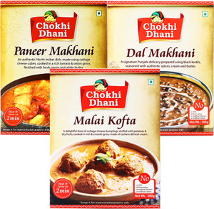 Chokhi Dhani by Chokhi Dhani Paneer Makhani 300 Gm, Malai Kofta 300 Gm ...
