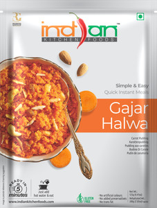 Indian Kitchen Foods Instant Gajar Halwa | Freeze Dried Gourmet Entree ...