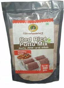 Nativefoodstore Red Rice Puttu Mix-300gms Red Rice Puttu Mix 300 g ...