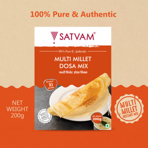 Satvam Multi Millet Dosa Instant Mix 200 g Price in India - Buy Satvam ...
