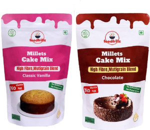 foodfrillz Millet Cake Mix-Classic Vanilla & Chocolate, No Maida ...
