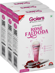 Golers Shahi Rose Falooda Mix | Instant Falooda Premix ( 3 x 150gm ...