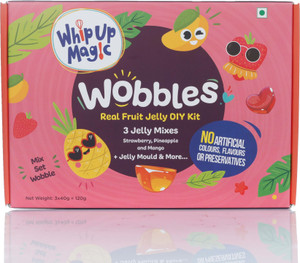 Whip Up Magic Wobbles DIY Real Fruit Jelly Activity Kit - 120g 120 g ...