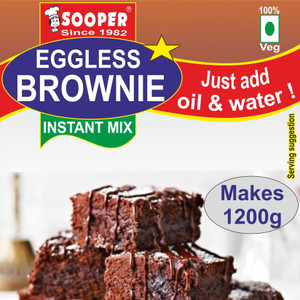 SOOPER EGGLESS BROWNIE || 1 kg Price in India - Buy SOOPER EGGLESS ...