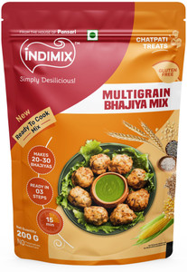 INDIMIX Instant Ready to Cook Multigrain Bhajiya Mix | Ready In 3 Step ...