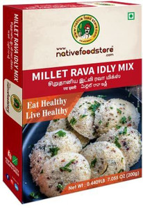 Nativefoodstore Millet Rava Idli Mix-200gms Rava Idli Instant Mix 200 g ...
