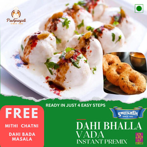 Pushpanjali Dahi Bhalla / Dahi Vada Instant Premix 300 g Price in India ...