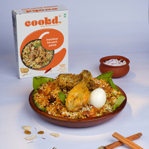 Cookd Malabar Biryani Paste (Serves 3 People) | Ready to Cook Authentic ...