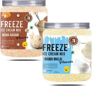 Brew Lab Mawa Badam & Mawa Malai Ice Cream Combo-250g Each 500 g Price ...