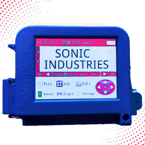 SONIC INDUSTRIES PORTABLE MINI INKJET PRINTER Inkjet Receipt Printer ...