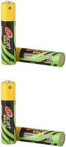 TUSCan GOLD 2 Pack (4Pcs) AAA 1100mAh (PAGER BATTERIES) Rechargeable Ni ...