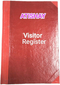 atishay ATISHAY Visitor Register - 34 * 20 Cm - 500 Sheet (1000 pages ...