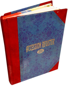 ABD Library Accession Register Leather Binding (100 Pages) Record Book ...