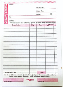 SHREE MAHAVIR PAPER Billing & Delivery Challan 150 Sheet (Pack Of 1 ...