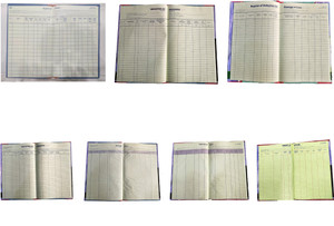 R K SALES Contract Labour Accounts Books, Complete Set Of 7, Under Rule ...