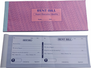 Accounts Rent Bill Book Special Quality 50 Pages 50 Sheets(Pack of 2 ...