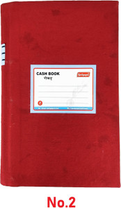 NEELGAGAN No. 2 Cash Book Canvas Binding Register Size (21.0 cm x 33 ...