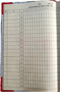 R K SALES Attendance Register R K Monthly Attendance Register, 140 ...