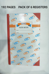 R K SALES R K Register 192 Pages, Pack of 6 Registers 1-Part Long ...