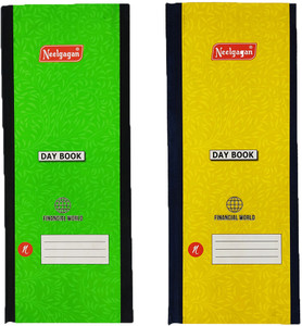 NEELGAGAN No.2 Printed Day Book Ordinary Binding Register Size (13.0cm ...