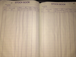 atishay Stock book register 60 pages 1-Part Record keeping book Price ...