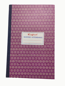 rekha binders Monthly Attendance Register No 4 (112pages) 1-Part ...
