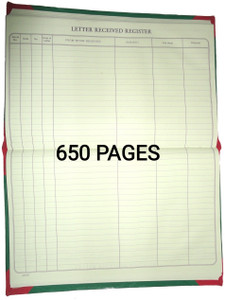 R K SALES R K Letter Received Register, Pack of 1 Unit R K Letter ...