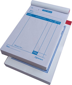 RTC Cash Memo Pack of 2 with Carbon Copy PAck of 2 2-Part Cash Memo ...