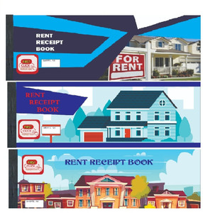 First Click Rent Receipt Book, Set of 3 Size : Rent (11x27 cm) No. of ...