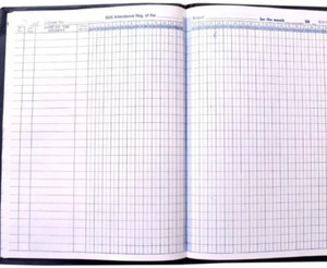 R K SALES Bus Attendance Register 60 Pages, Pack of 1 2-Part Attendance ...