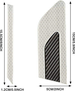 LOVMOTO Stickers Car Side Marker Bumper Fender Safety Warning Sticker ...