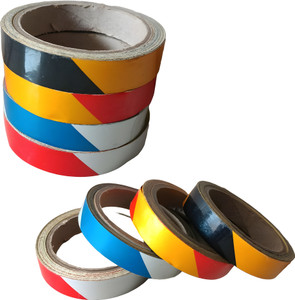 Bellveen Reflective Radium Tape,Zebra Warning Tape 20 mm x 10 m New ...