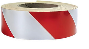 Om Enterprise Red and Silver Radium/Reflective tape ( 2 INCH ) ( 10 FT ...
