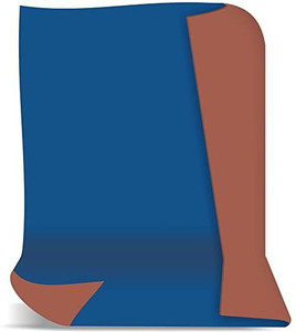 BOLTOVE Navy Blue/ Brown Non-Transparent 2in1 8x12ft. Photography ...