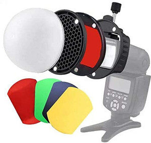 VTS TRIOPO Speedlite Flash Light Modifier Accessories Kit Reflector ...
