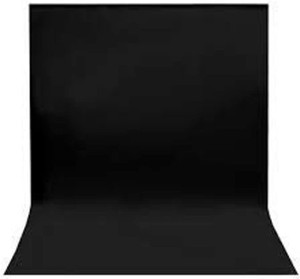 ZuriKrisha 6X8 Ft Black Backdrop For Photography, VFX Editing, YouTube ...