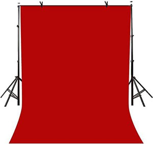 Cam cart 8FTx9FT Red Photography Studio Backdrop for Event Shoot ...