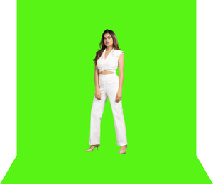 Windrop Solutions 4x8 FT Green Screen Only Backdrop Background for ...