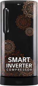 LG 205 L Direct Cool Single Door 4 Star Refrigerator with Base Drawer ...