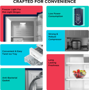 BLACK+DECKER 241 L Frost Free Double Door 3 Star Refrigerator Online at ...