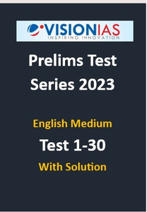 Vision IAS Prelims Test Series 1-30 English 2023: Buy Vision IAS ...