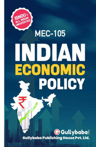 IGNOU MEC-105 - Indian Economic Policy, Latest Help Book Edition: Buy ...