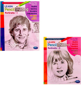Navneet Learn Pencil Shading - Portraits (2 Books): Buy Navneet Learn ...