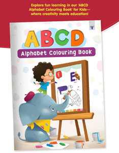 ABCD Alphabet Colouring Book For Kids | Learn And Practice To Draw And ...